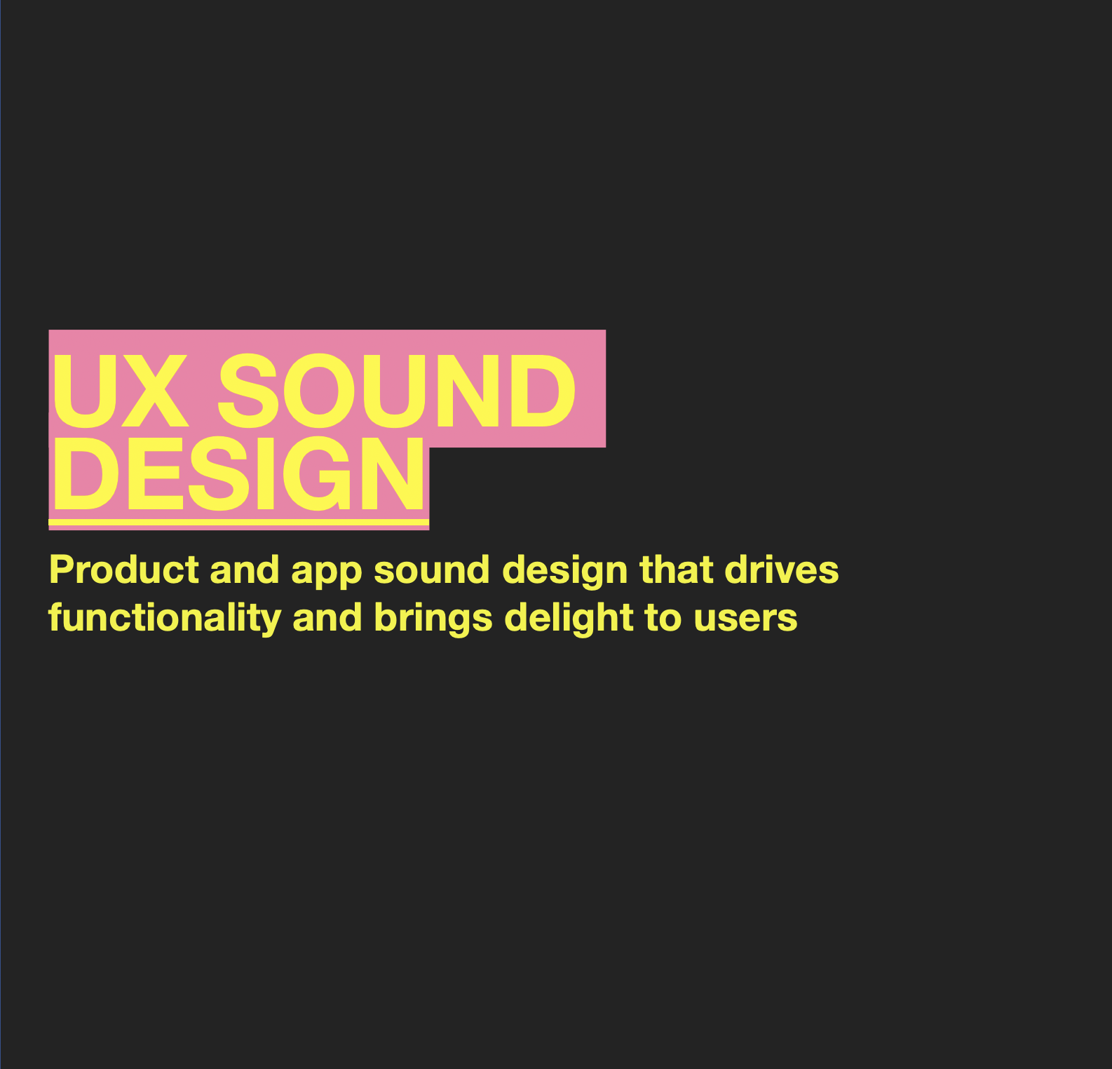 UX Sound Design | Interactive Sound Design | CMoore Sound